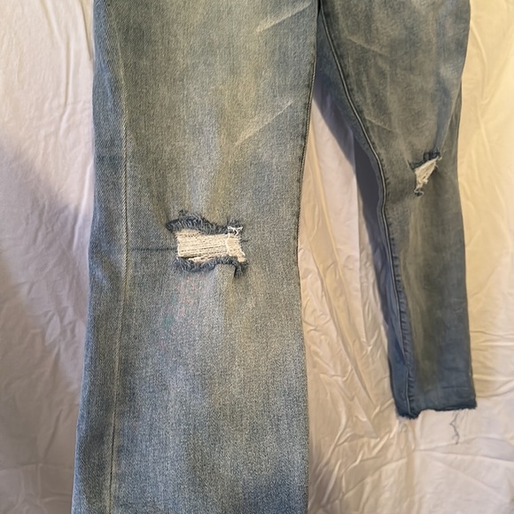 Oat New York | Jeans | Oat Light Wash Stretch Jean With Ripped Knees ...